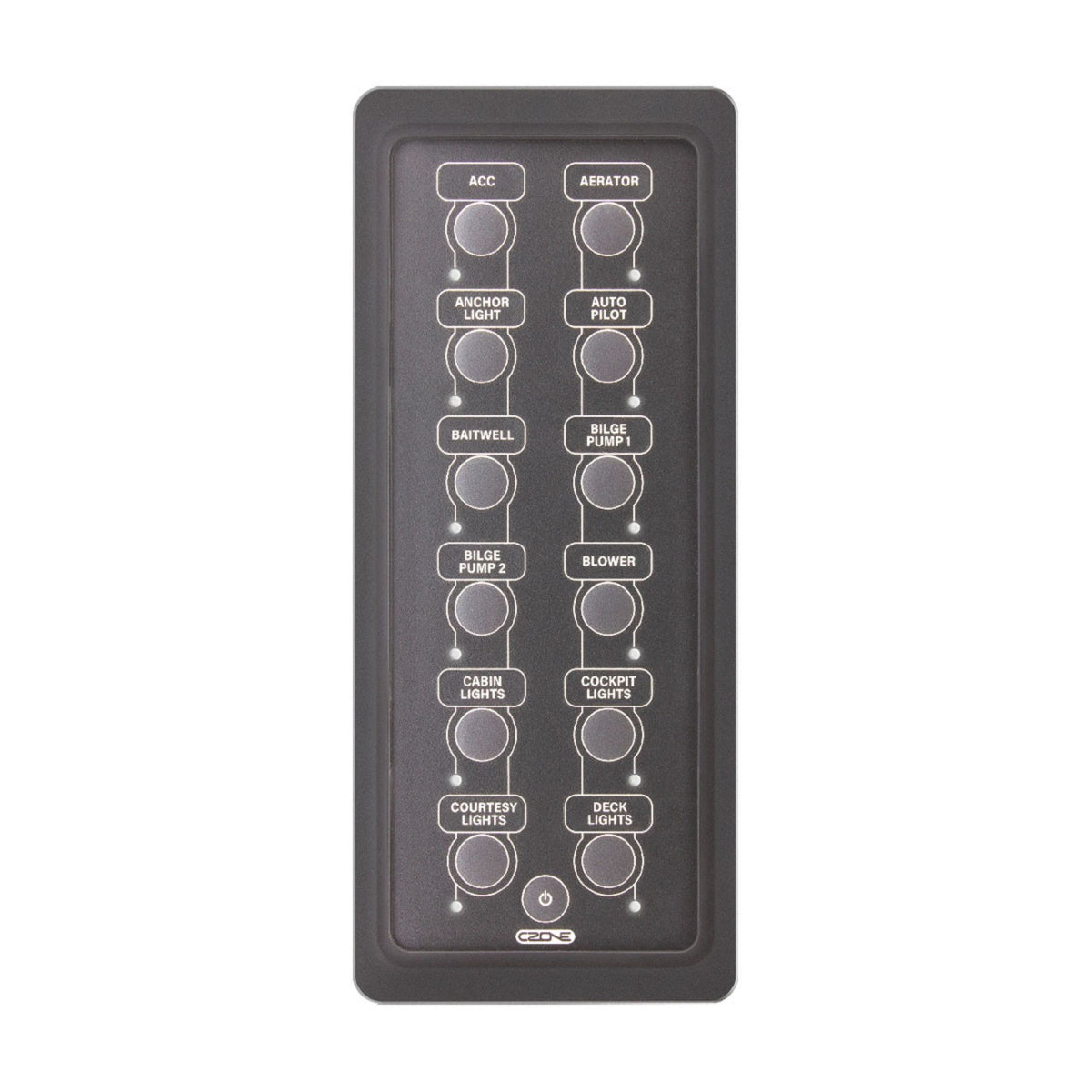 Czone Waterproof 12-way Keypad (in portrait or landscape orientation ...