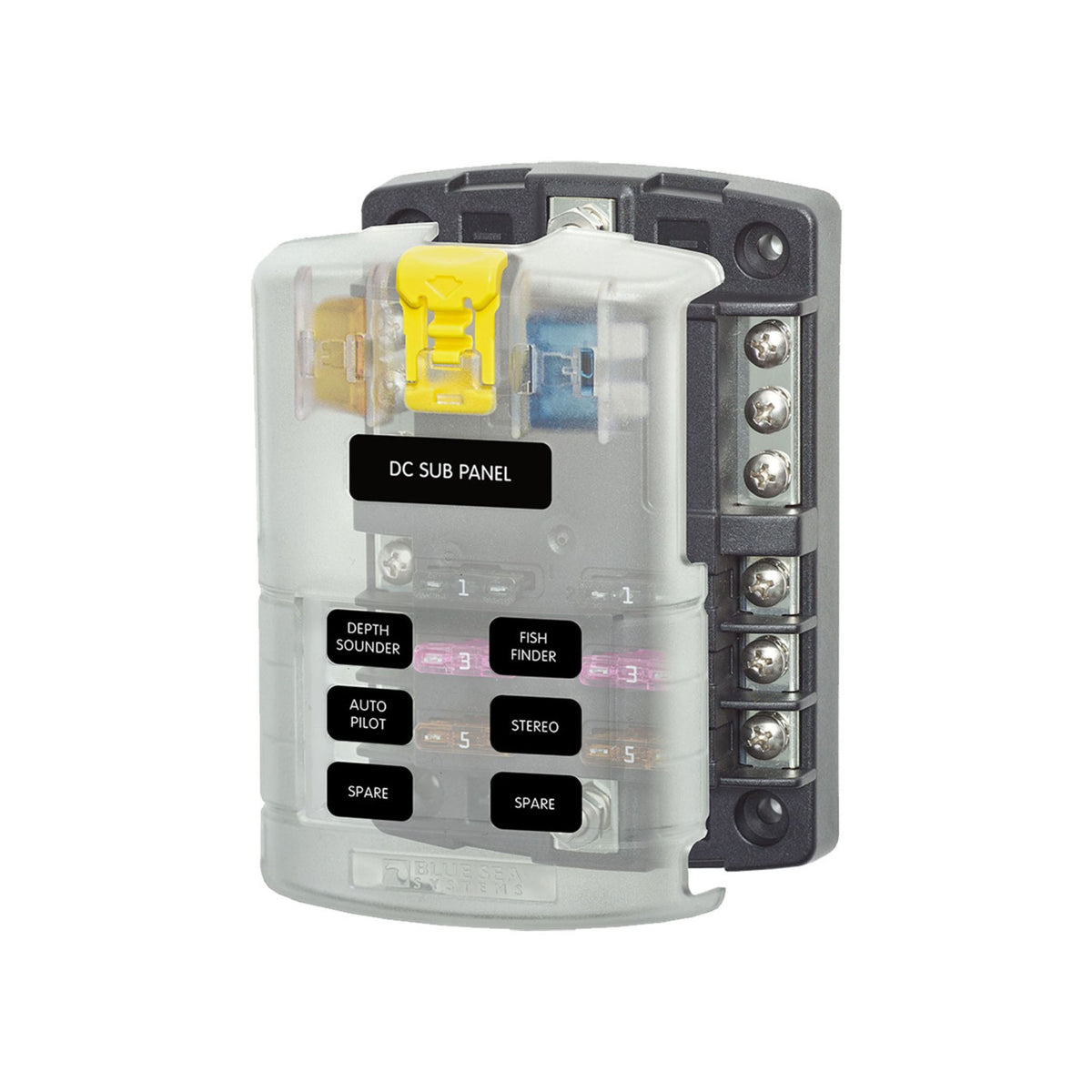 Blue Sea Systems ST Blade Common Source Fuse Block - 6 or 12 Circuit ...